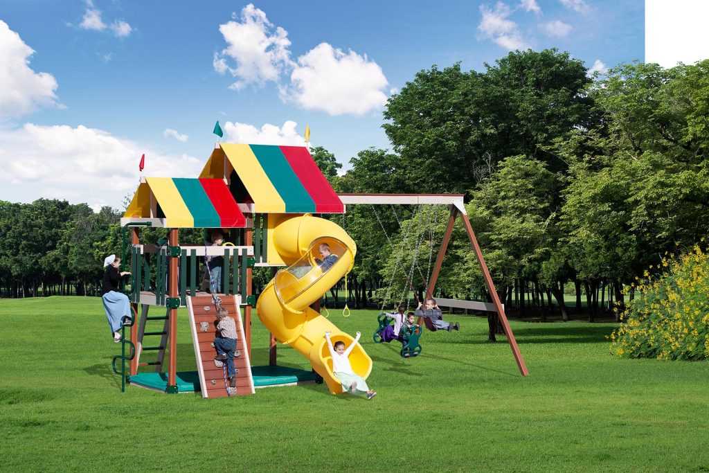 PlayMor Dizzy Delight Swing Set | Family Play Store